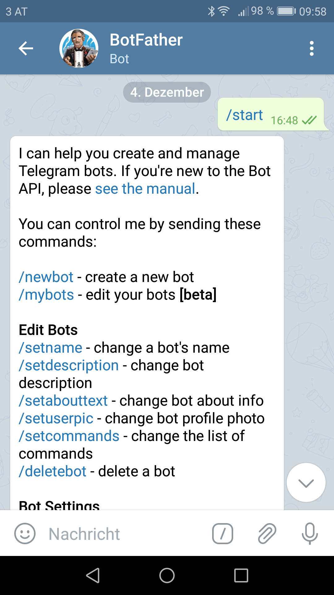 Use a Telegram Bot to talk with your Smart Home Automation – Smartlab